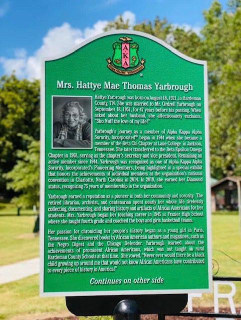 Dedication of historical marker adds to legacy of Hattye Thomas ...